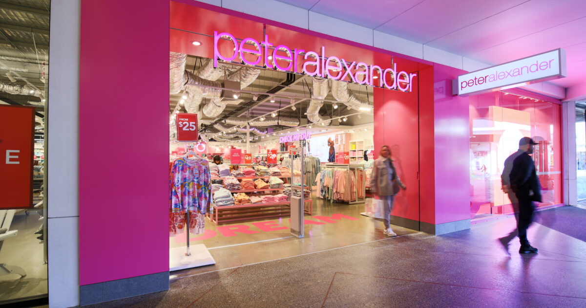 Harbour Town Adelaide • New Peter Alexander Outlet Store Now Open